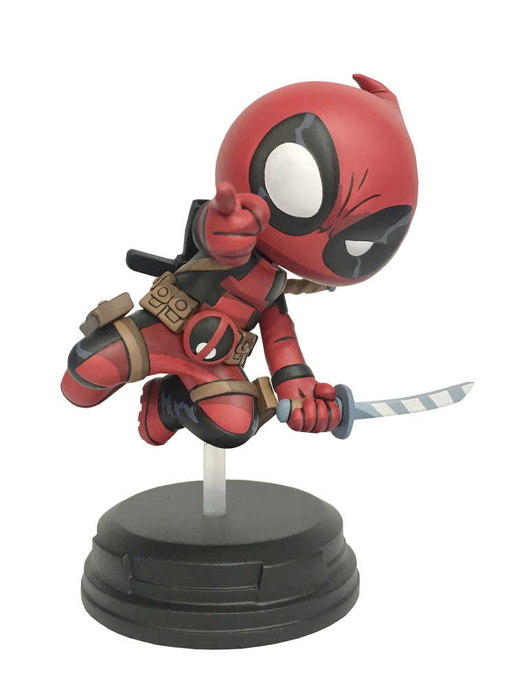 Marvel Animated Deadpool Jumping Statue – Dark Tower Comics